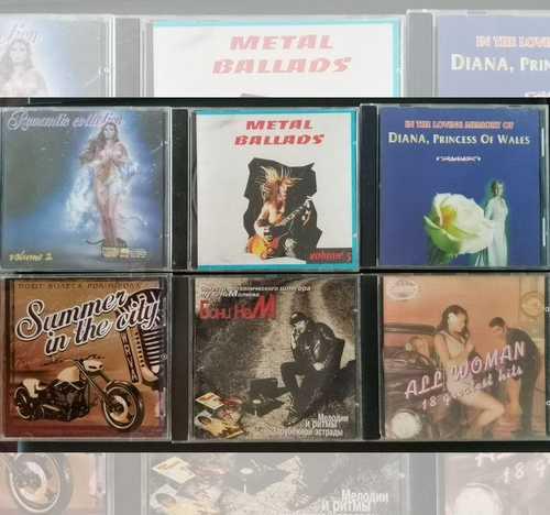 Диски cd, рок, метал баллады, романтик collection