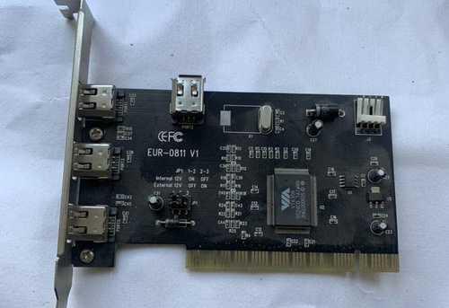 Карта видео захвата PCI-E-iEEE 1394