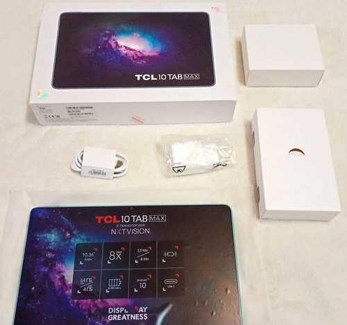 Планшет TCL 10 TAB MAX, идеальное состояние