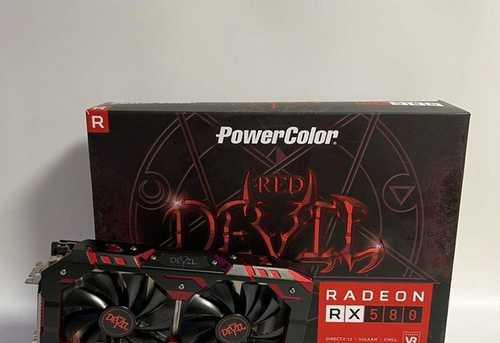 Видеокарта Rx 580 8 Gb Red Devil Гарантия