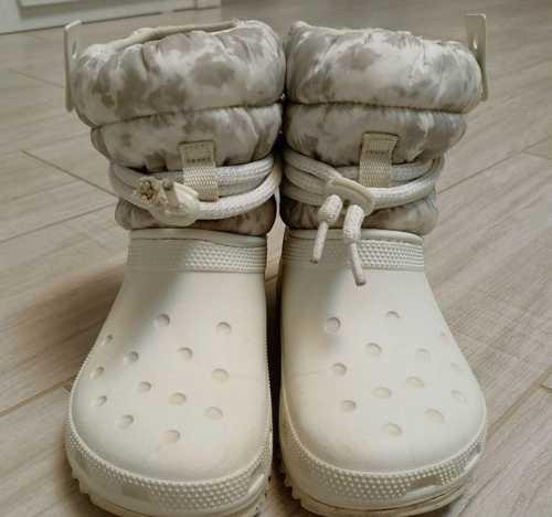 Crocs сапоги зимние