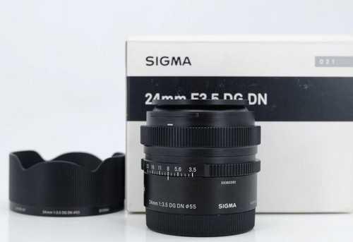 Sigma 24mm f/3.5 DG DN Sony E как новый, обмен