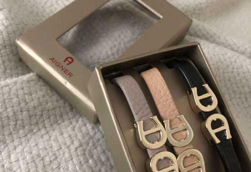 Кожаные браслеты Aigner