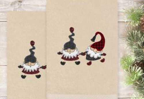 Linum Текстиль для дома Рождественские гномы с выш