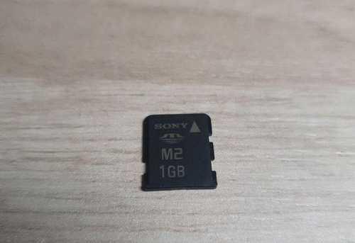 Карта памяти M2 формата на 1GB
