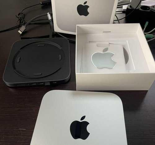 Apple mac mini m2 + док станция satechi