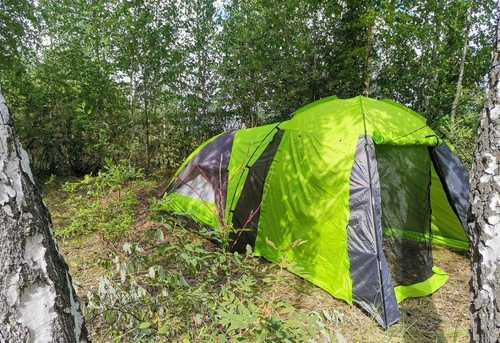 Палатка 4х местная, двухслойная с тамбуром-шатром