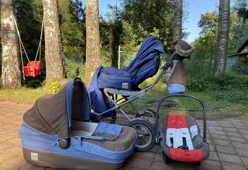 Коляска inglesina 2 в 1 + автокресло