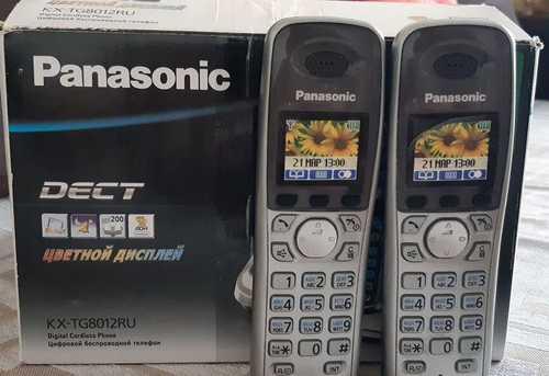Радиотелефон "Panasonic" с цветным дисплеем
