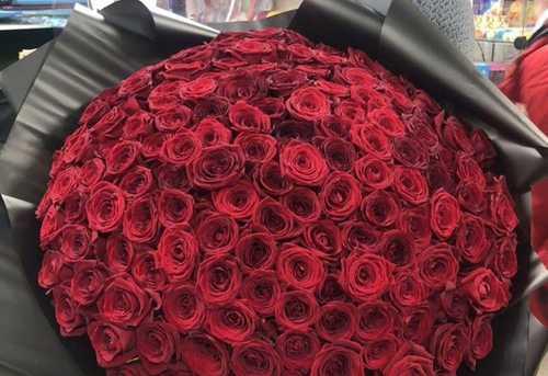 Розы цветы букеты с доставкой 151 штука 50 см