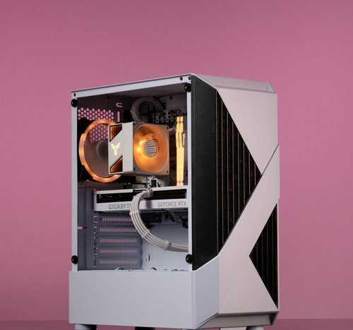 Игровой пк fear27 RTX 2060 Super 8GB б.у. xeon E5-2670 V3 Evesky firerose F3-A white