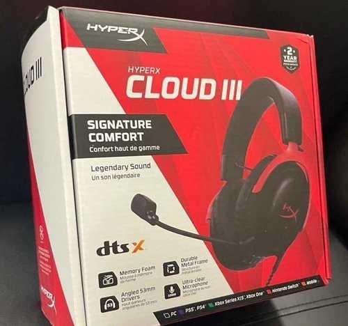 Наушники HyperX cloud 3