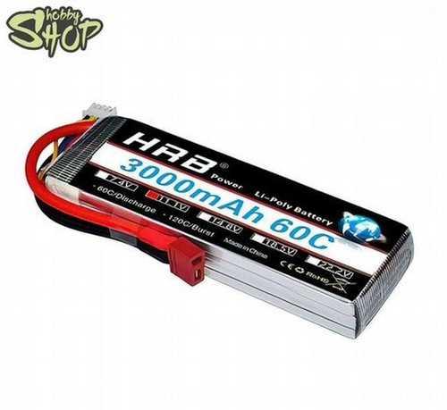 Аккумулятор HRB 3S 3000mah 60C XT60