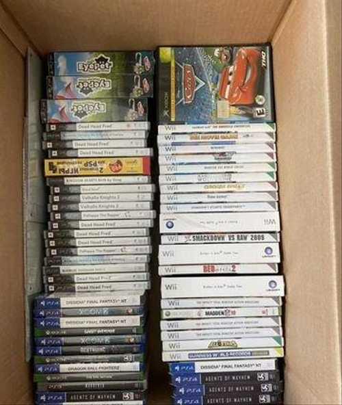 Коробка игр PSP/Wii /PS4/Xbox One