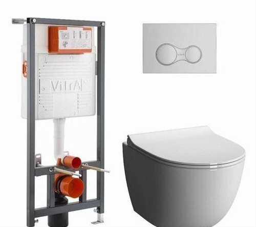 Комплект VitrA Sento 9830B003-7207 унитаз подвесно