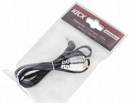 Провод соединительный kicx AUX 3.5 Jack - 2 RCA