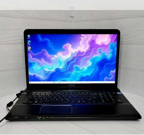 SSD240 Новый Акб Core i5 HD17" Ноутбук Sony vaio