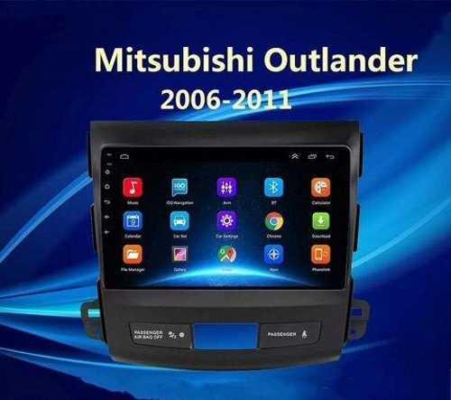 Магнитола для mitsubishi outlander 2006-2011 new