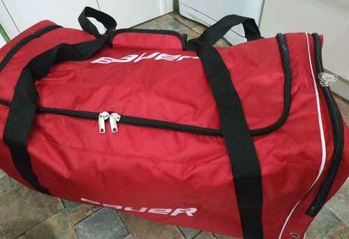 Баул хоккейный 36 сумка без колёс красный 1 карман