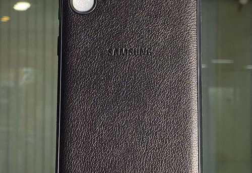 Чехол на Samsung Galaxy A50 кожаный