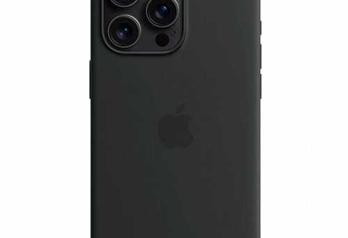 Чехол силиконовый для iPhone 15 Plus (Black)