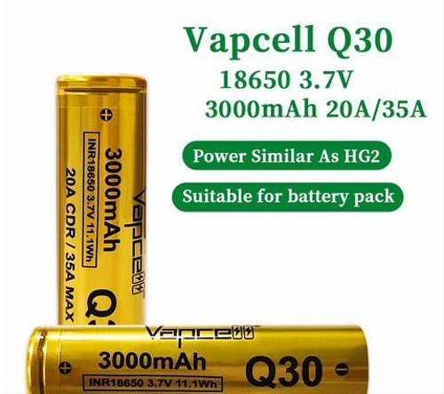 Аккумулятор Vapcell Q30 18650 3000mah 20A/35A