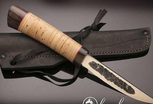 Якутский нож с долом из кованой стали х12мф