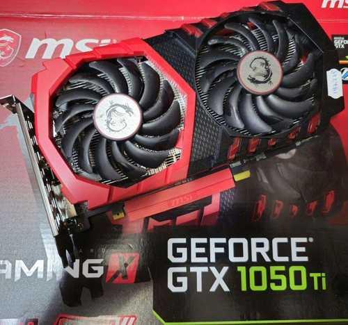 Видеокарта MSI GTX 1050 Ti 4гб 128bit