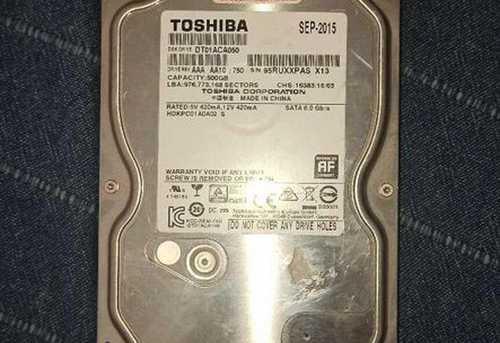Hdd 500gb Toshiba 3.5 (смарт, тесты )