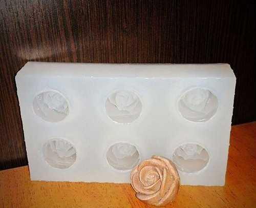 Силиконовая форма для шоколада роза