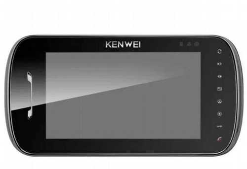 Монитор видеодомофона Kenwei KW-E703C чёрный Vizit