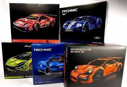 Конструкторы Technic автомобили 5шт