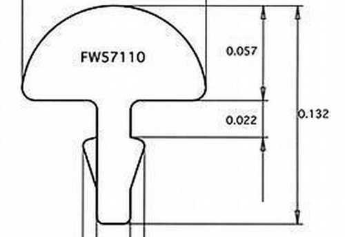 Лады Jescar FW57110-S, 2,8 х 1,45 мм