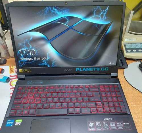 Игровой ноутбук acer Nitro 5 AN515-57 (i5 11400H RTX 3050)