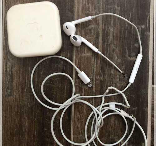 Наушники earpods проводные (на запчасти)