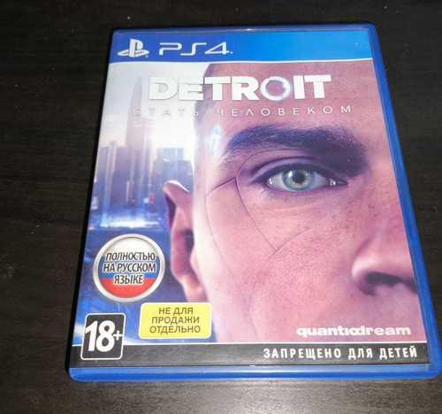 Диск на ps4 Detroit/Детройт