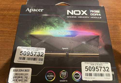 Apacer nox ddr4 32gb 3600