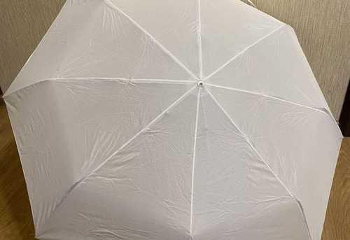 Белый фото зонт