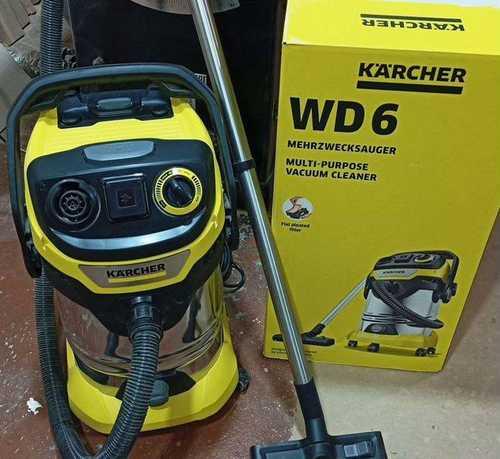 Строительный пылесос karcher wd 6