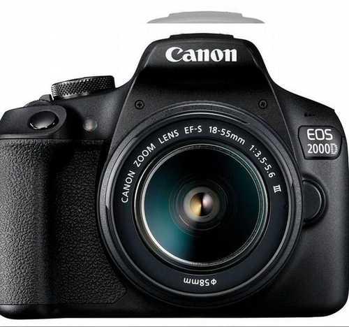 Цифровой фотоаппарат Canon EOS 2000D kit 18-55