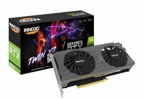 Видеокарта inno3D GeForce RTX 3050 twin X2, 8 гб