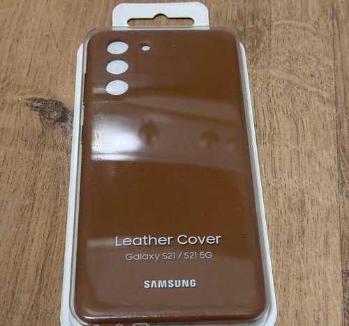 Чехол Samsung Leather Cover Galaxy S21 оригинал