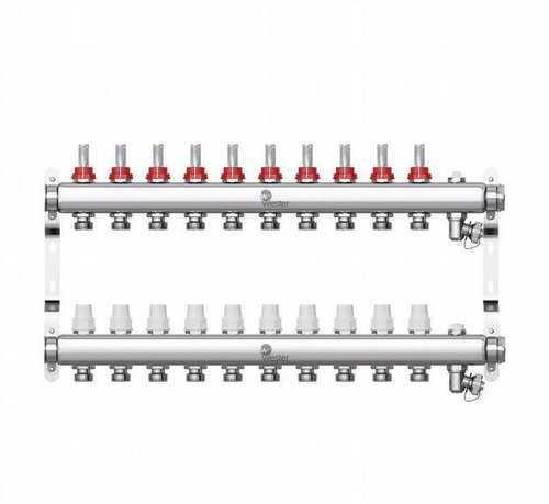 Коллектор нерж. Wester 1"-3/4 в сборе на 10 выходо