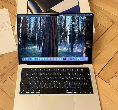 MacBook Pro 14 M1 Max 32Gb 1Tb Ростест Silver