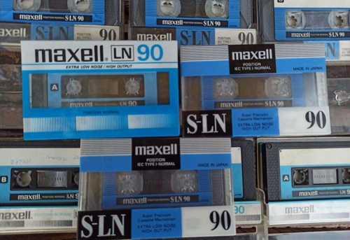 Аудиокассета Maxell S-LN90 Maxell LN90 запечатаная