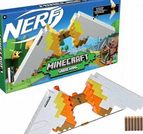 Бластер Hasbro Nerf Minecraft Sabrewing F4733