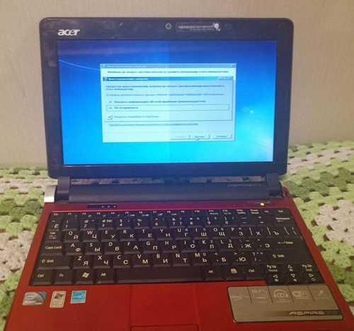 10.1" Acer Aspire One KAV60, Atom, RAM 1 ГБ, 160 ГБ, Intel GMA 950