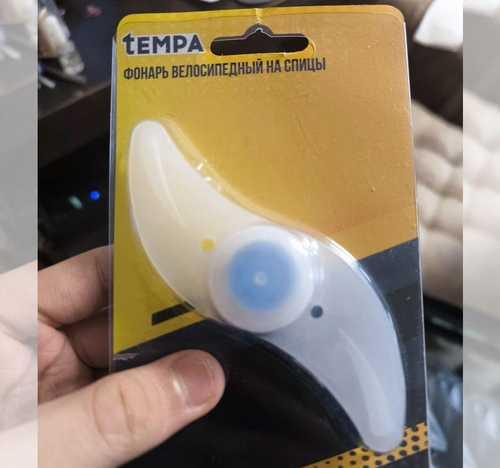 Фонарь велосипедный на спицы tempa