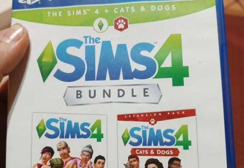 The sims 4 + cats & dogs bundle для ps 4