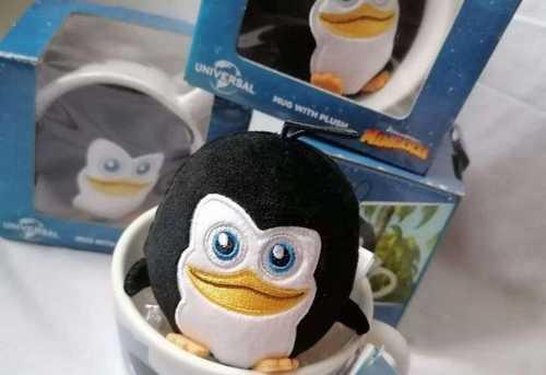 Пингвин Шкипер игрушка+кружка новые